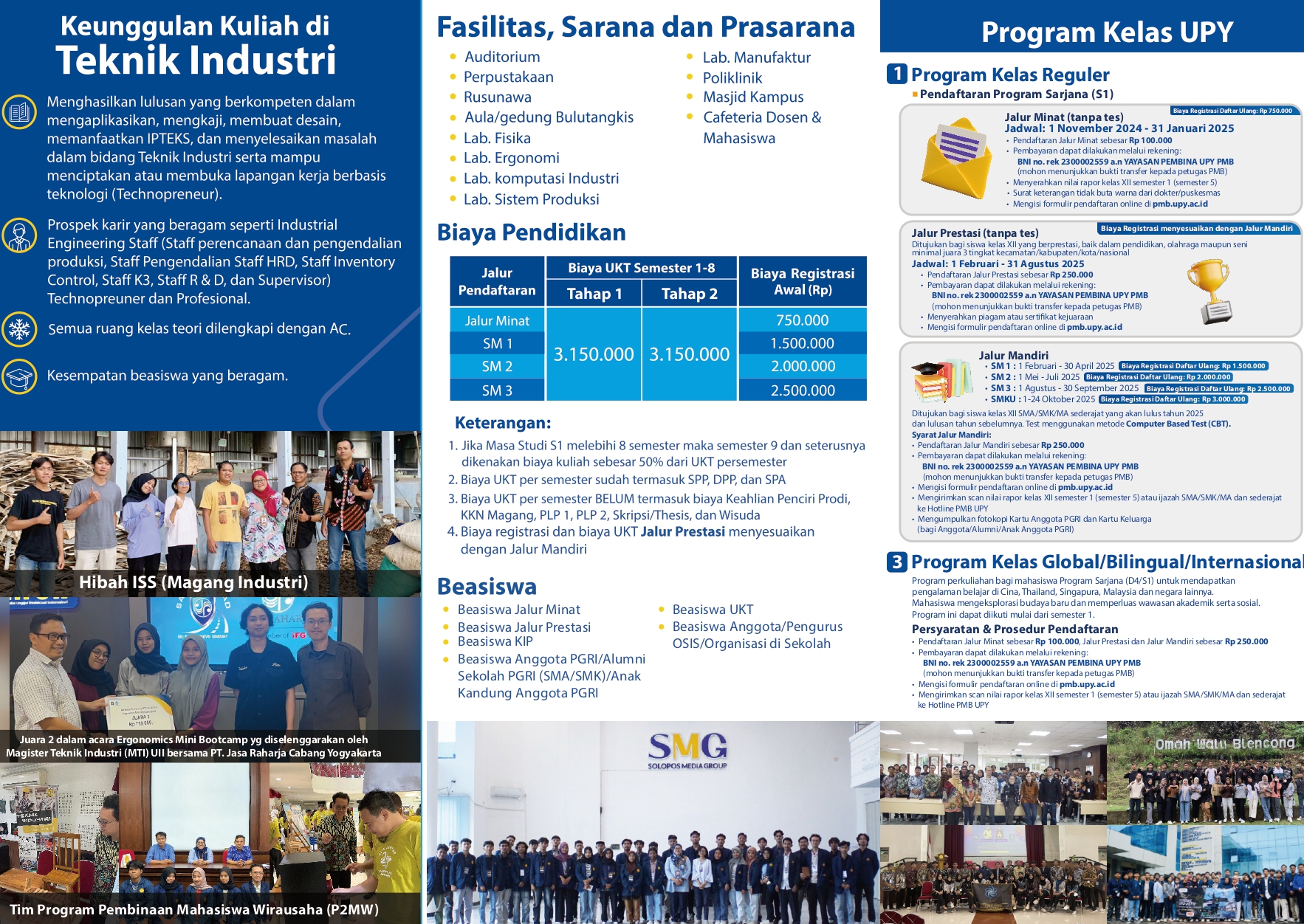 TELAH DI BUKA! PENERIMAAN MAHASISWA BARU PROGRAM STUDI TEKNIK INDUSTRI TAHUN AKADEMIK 2025/2026 ...